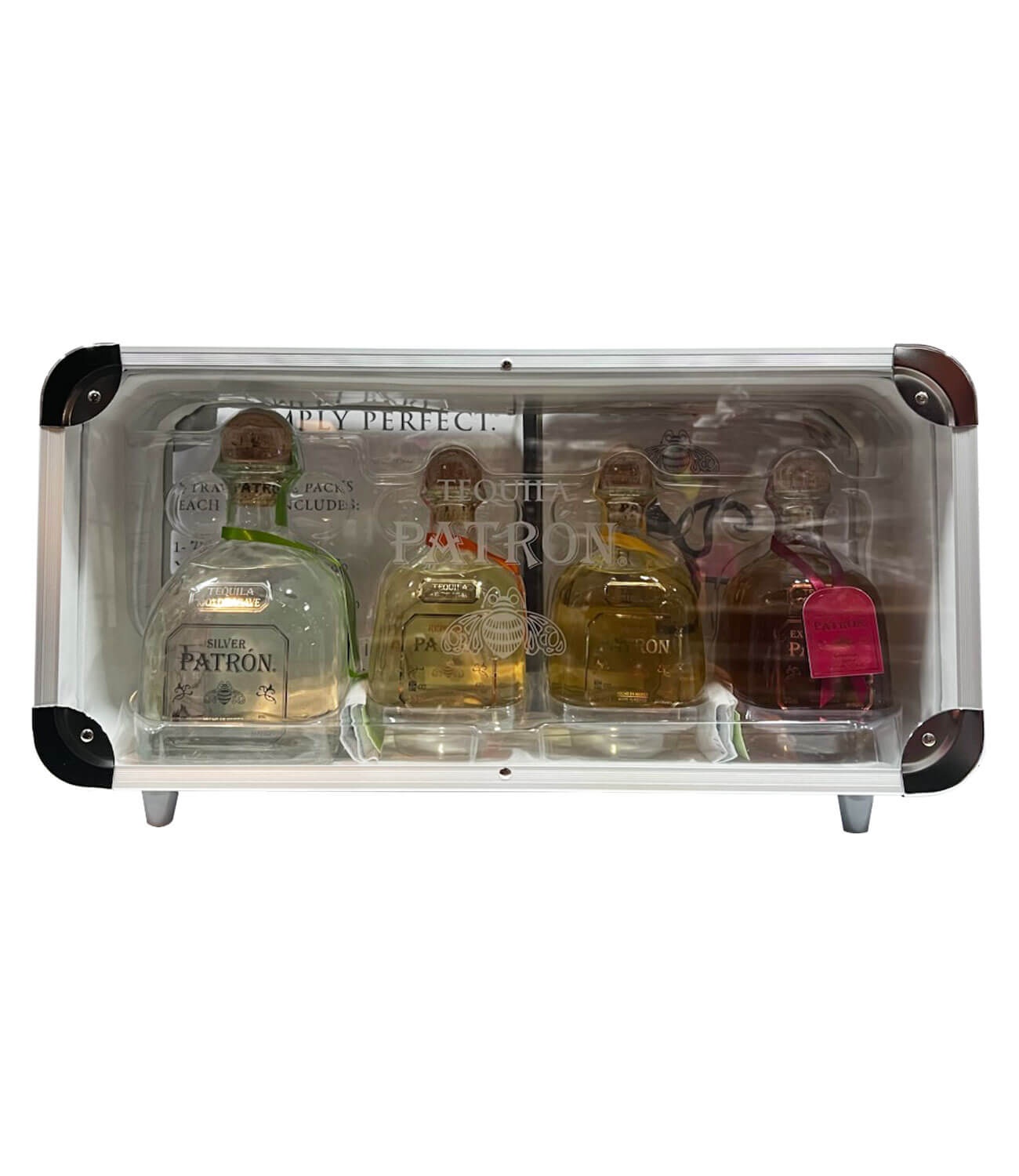 Patron Silver Tequila 1.75L w/3-375ml 1 set | Shipt
