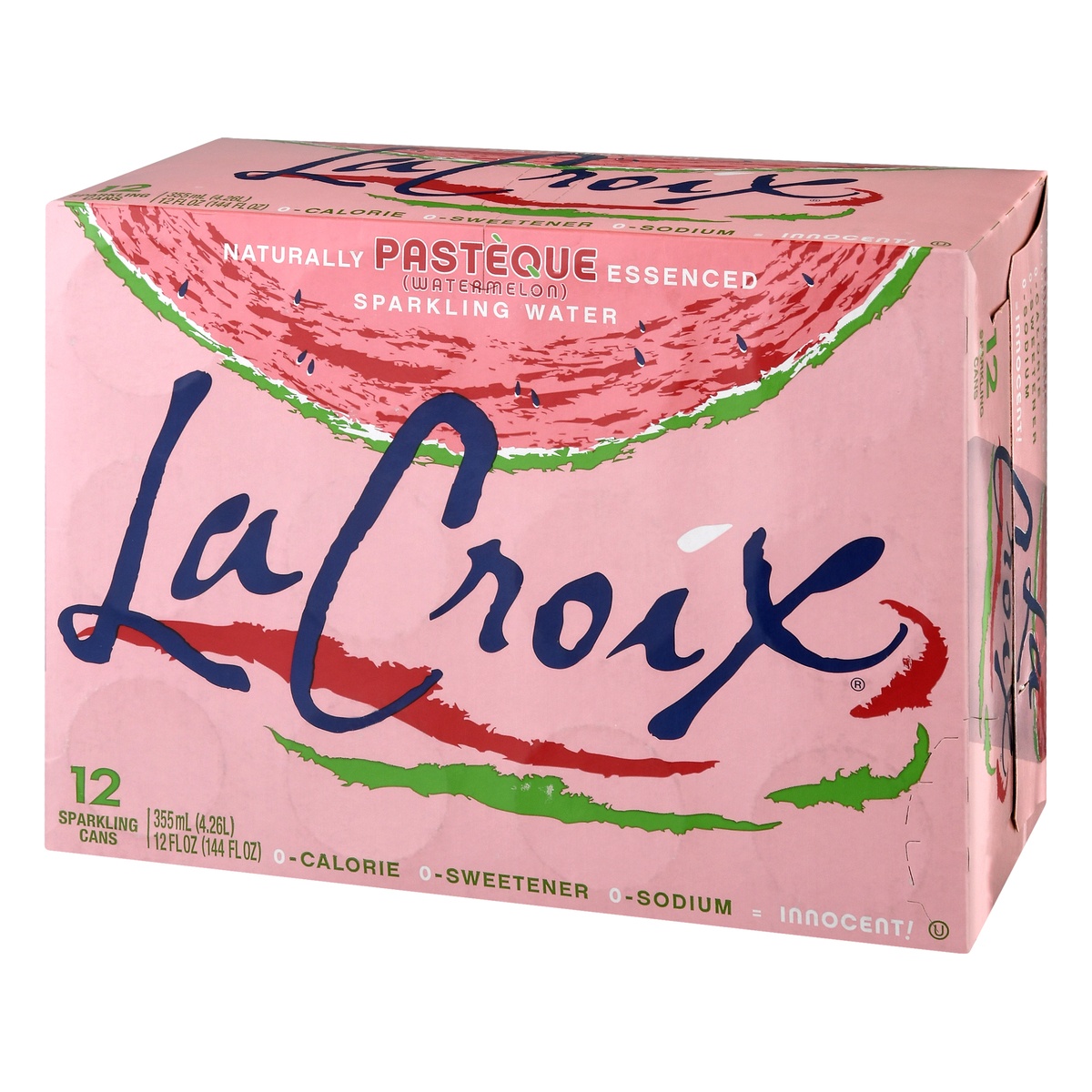 La Croix Pasteque Watermelon Sparkling Water 12 ct; 12 fl oz | Shipt