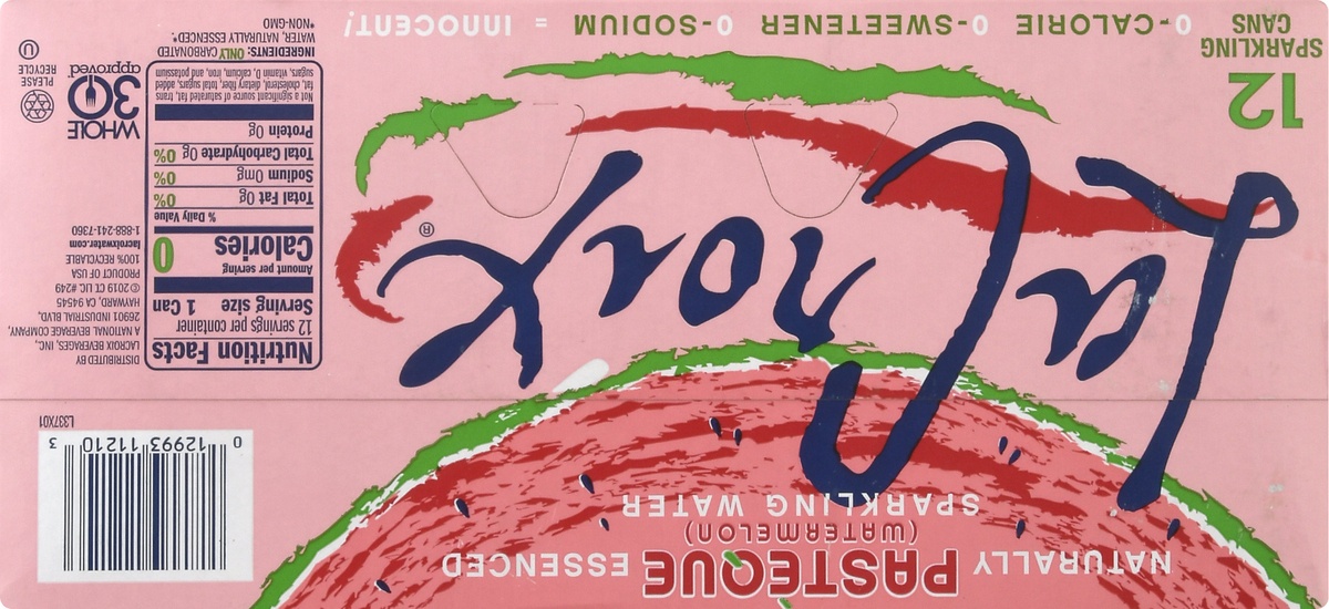 La Croix Pasteque Watermelon Sparkling Water 12 ct; 12 fl oz | Shipt