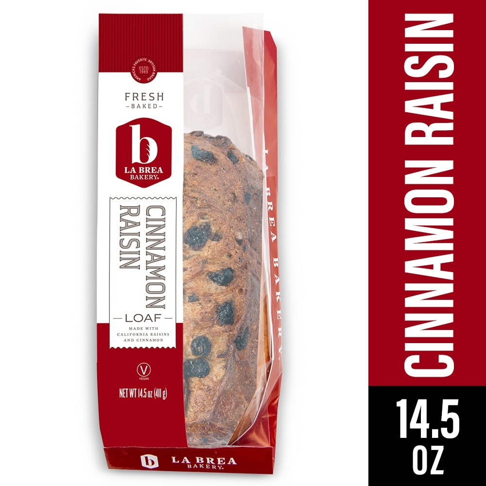 La Brea Bakery Cinnamon Raisin Loaf 14.5 oz | Shipt