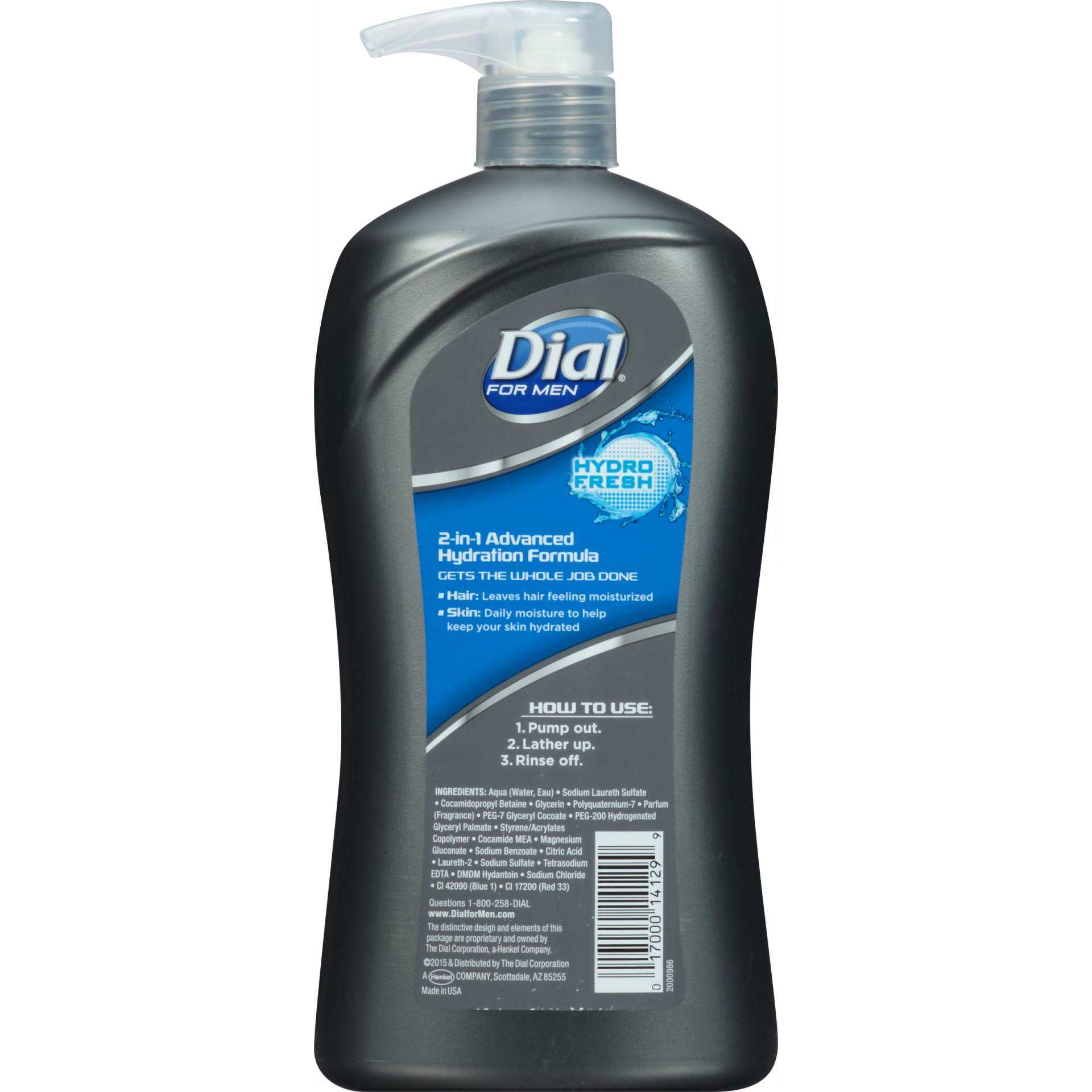 Dial For Men Hydro Fresh Hair + Body Wash 32 oz | Shipt