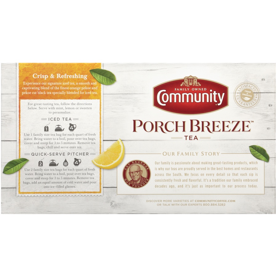 Community Coffee Quart Size Tea Bags 48 ct | Shipt