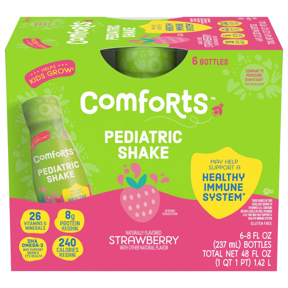 Comforts Strawberry Pediatric Drink 6 ct | Shipt