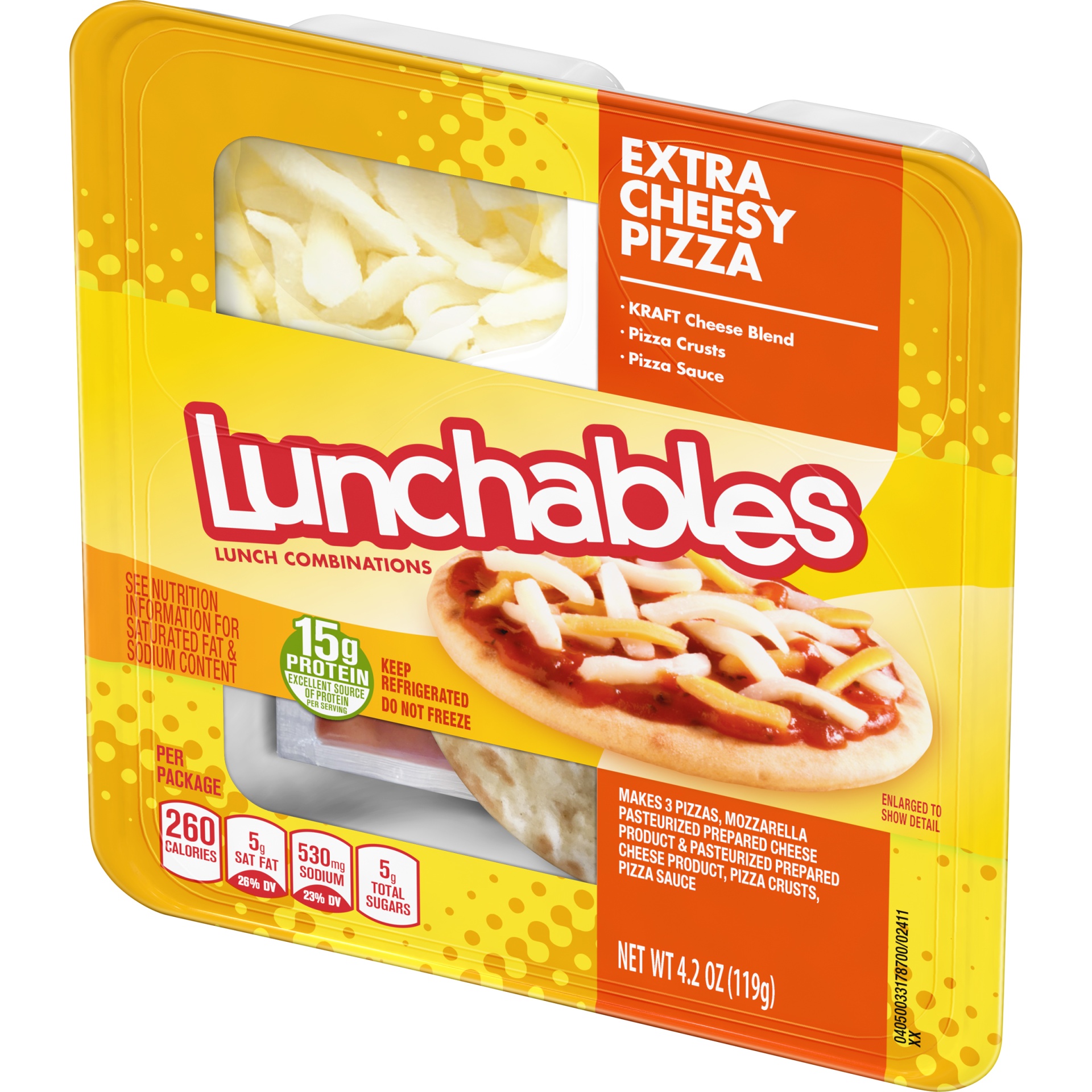 Lunchables Extra Cheesy Pizza Tray 4.2 oz | Shipt