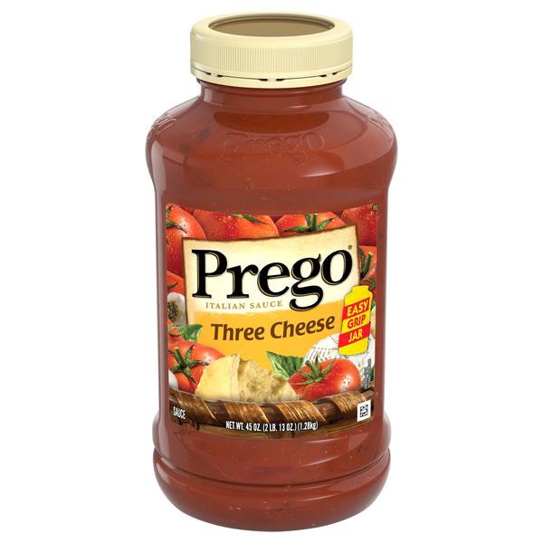 Prego Three Cheese Pasta Sauce 45 oz | Shipt