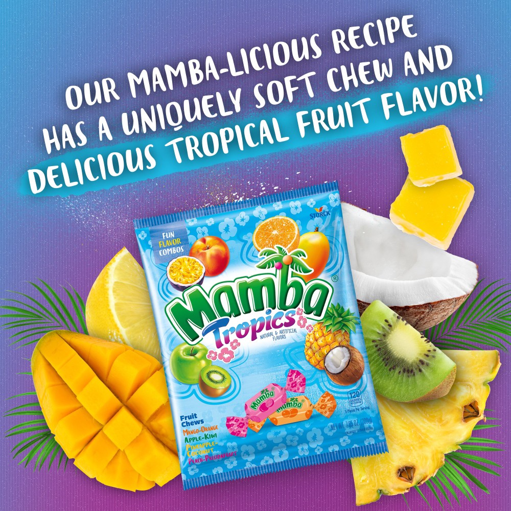 Mamba Tropics Assorted Fruit Chews 7.05 oz 7.05 oz | Shipt