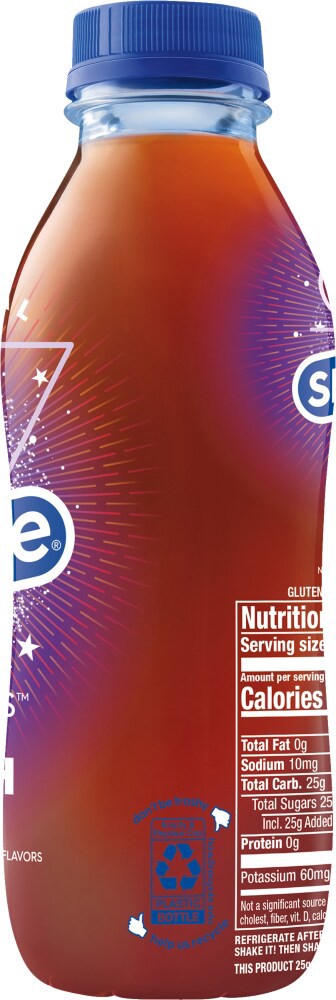 Snapple Elements Earth Cherry Fig Juice Drink, Recycled Plastic Bottle ...