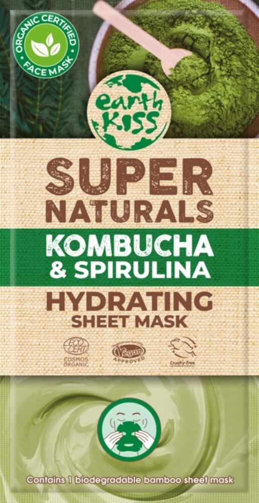 Earth Kiss Super Naturals Kombucha & Spirulina Mask 0.35 oz | Shipt