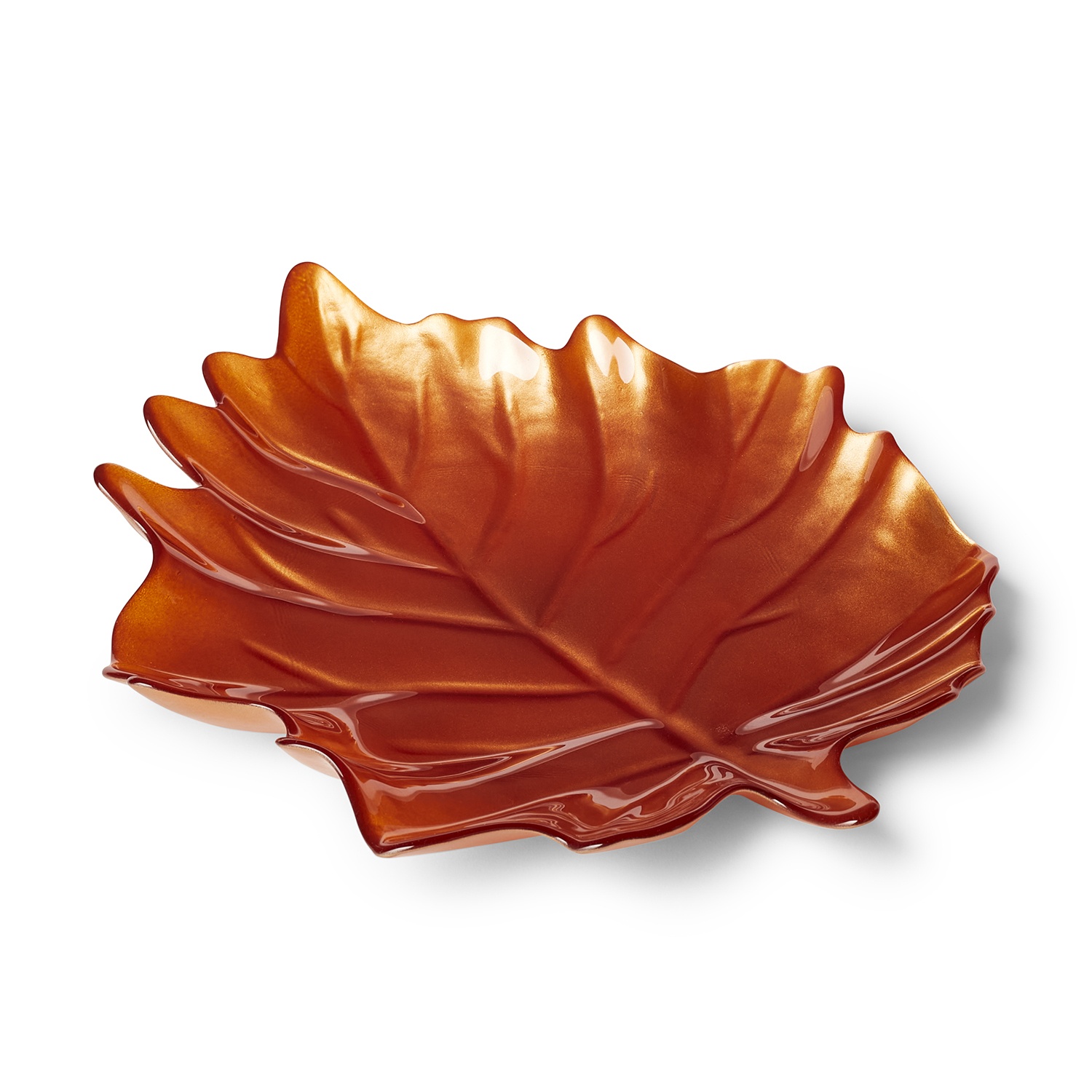 Sur La Table Glass Leaf Platter 1 ct | Shipt