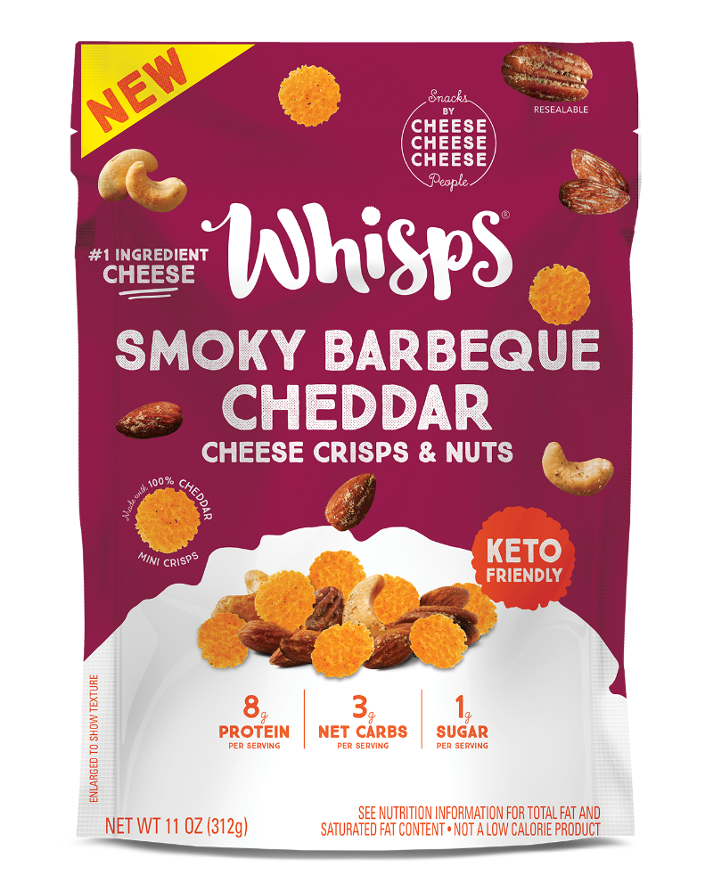 Whisps Smokey Barbeque Cheddar Snack Mix 11 oz | Shipt