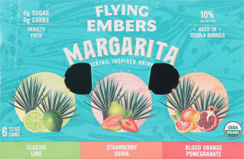 Flying Embers Margarita Variety Pack 6 cand / 12 oz | Shipt