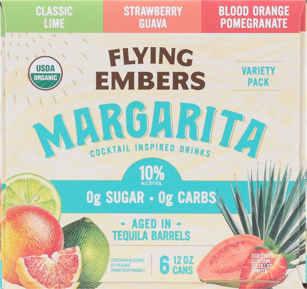 Flying Embers Margarita Variety Pack 6 cand / 12 oz | Shipt
