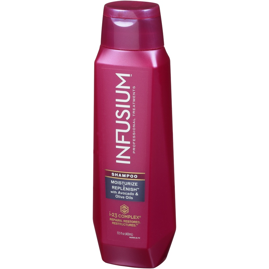 Infusium Moisturize & Replenish Shampoo with Avocado & Olive Oils 13.5 ...