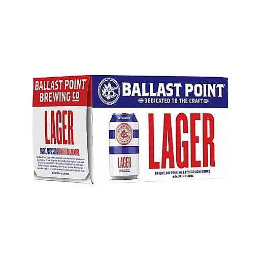 Ballast Point Brewing Company Ballast Point Lager 6 ct; 12 oz | Shipt