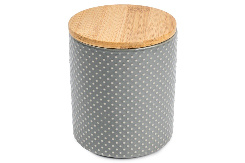 Core Home Small Textured Canister - Gray 1 ct | Shipt