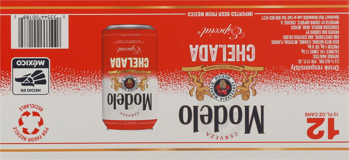 Modelo Chelada Especial Beer 12 - 12 fl oz Cans 12 ct | Shipt