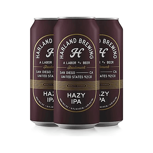 Harland Brewing Hazy IPA 4 ct; 16 oz | Shipt