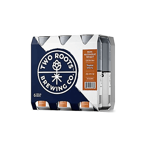 Two Roots Brewing Co. Tropical Infamy Wheat Non-Alcoholic 6 ct; 12 oz ...