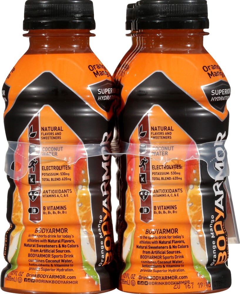 BODYARMOR Sports Drink, Orange Mango 8 ct; 12 oz | Shipt