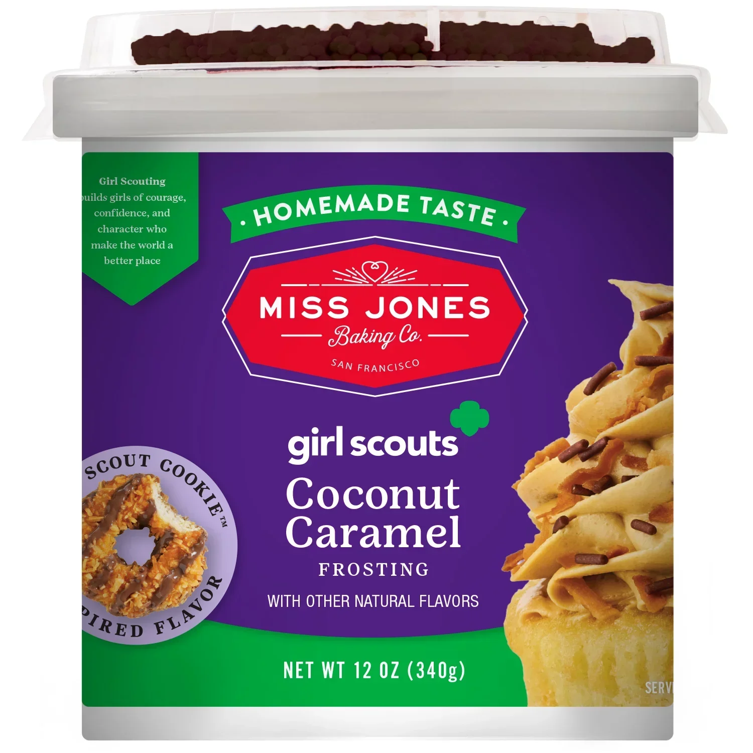 Miss Jones Girl Scouts Coconut Caramel Frosting | Shipt