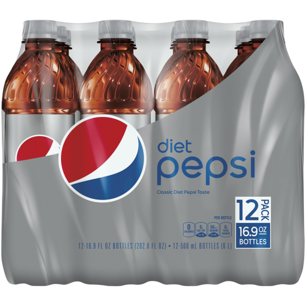 Pepsi-Cola Bottling Company Diet Pepsi 12 Pack 16.9 fl oz | Shipt