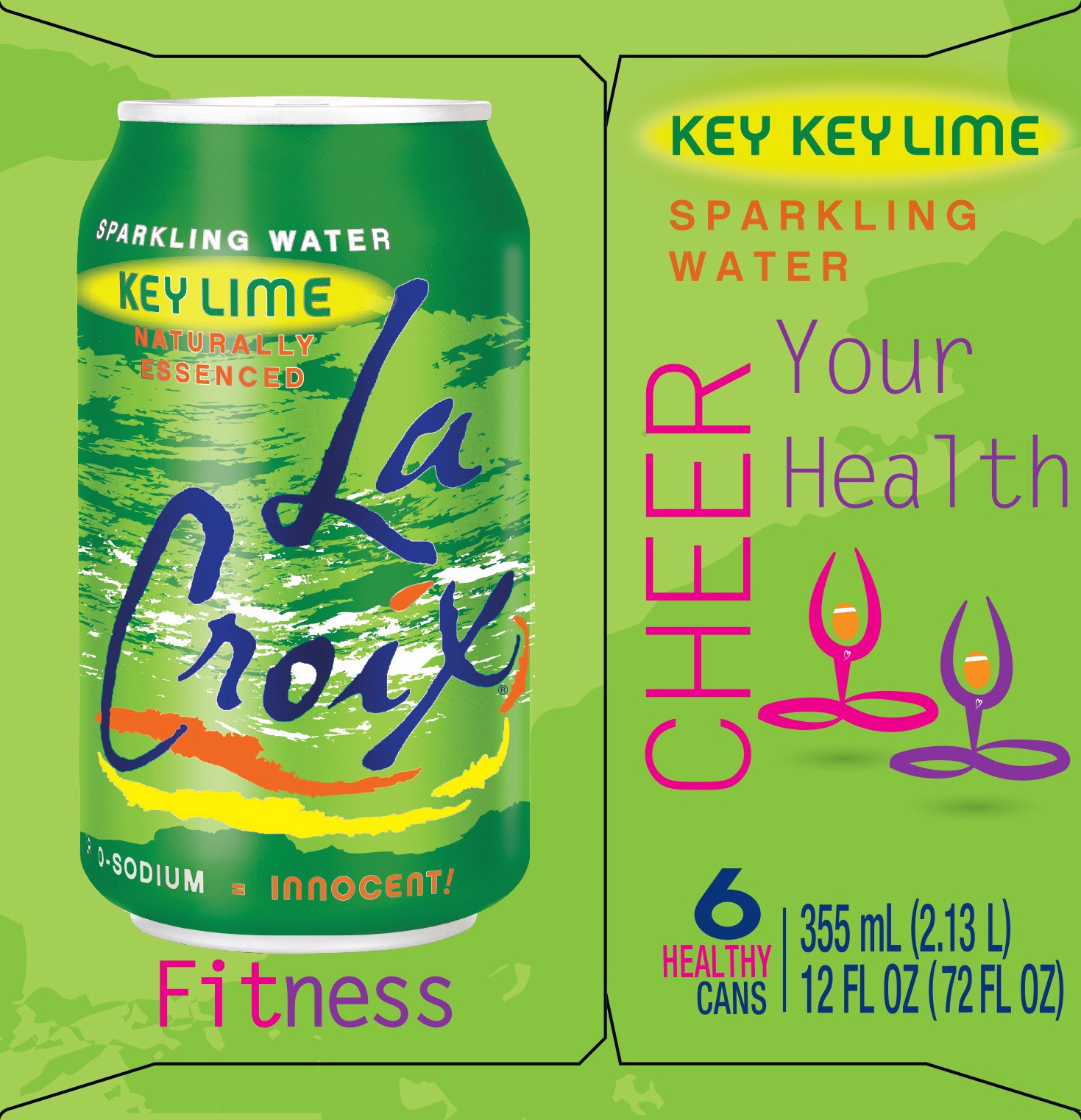 La Croix Sparkling Water, Key Lime 6 ct | Shipt