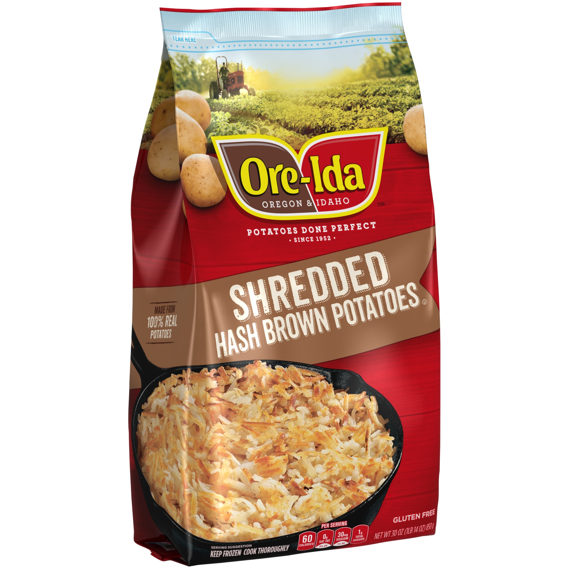 Ore-Ida Shredded Hash Brown Frozen Potatoes 30 oz | Shipt