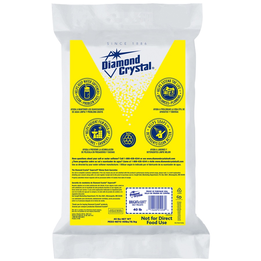 Diamond Crystal Water Softener Pellets 40 lb | Shipt