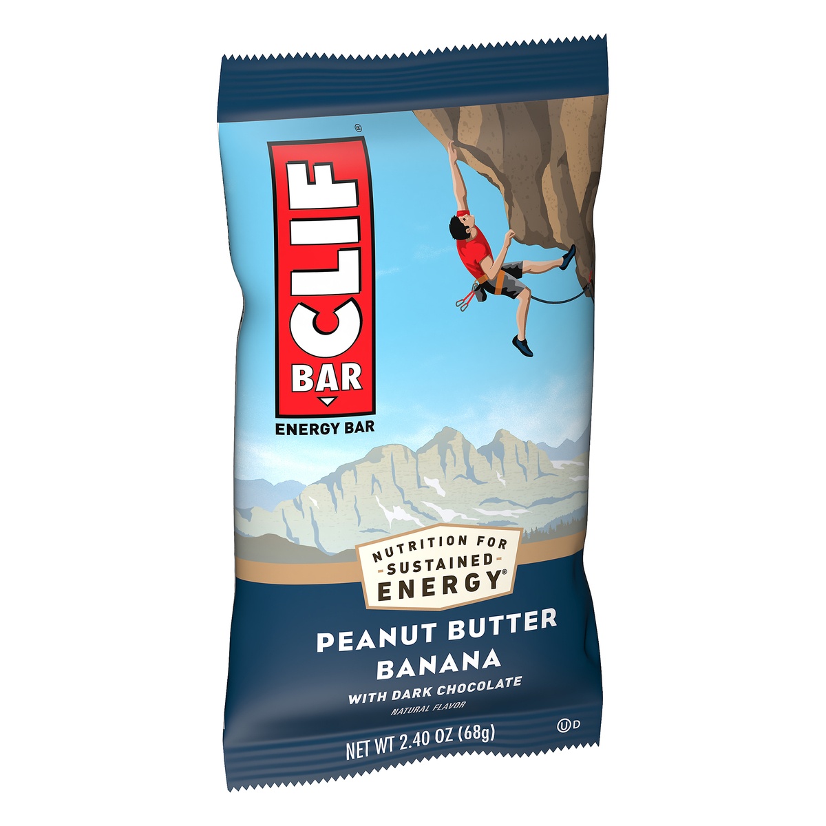CLIF Bar Peanut Butter Banana Dark Chocolate 2.4 oz | Shipt