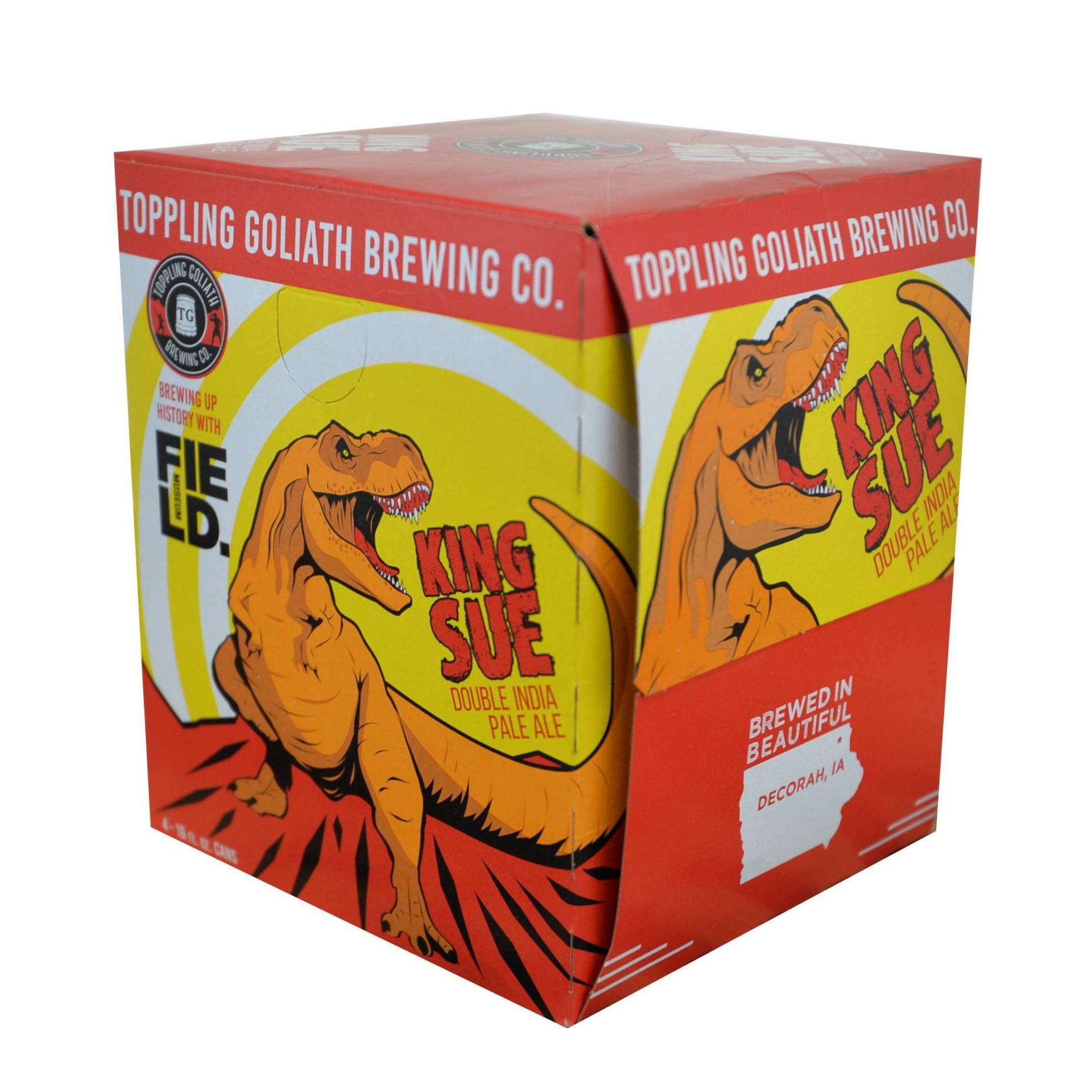 Toppling Goliath Brewing Co. King Sue Double IPA 4 ct; 16 oz | Shipt