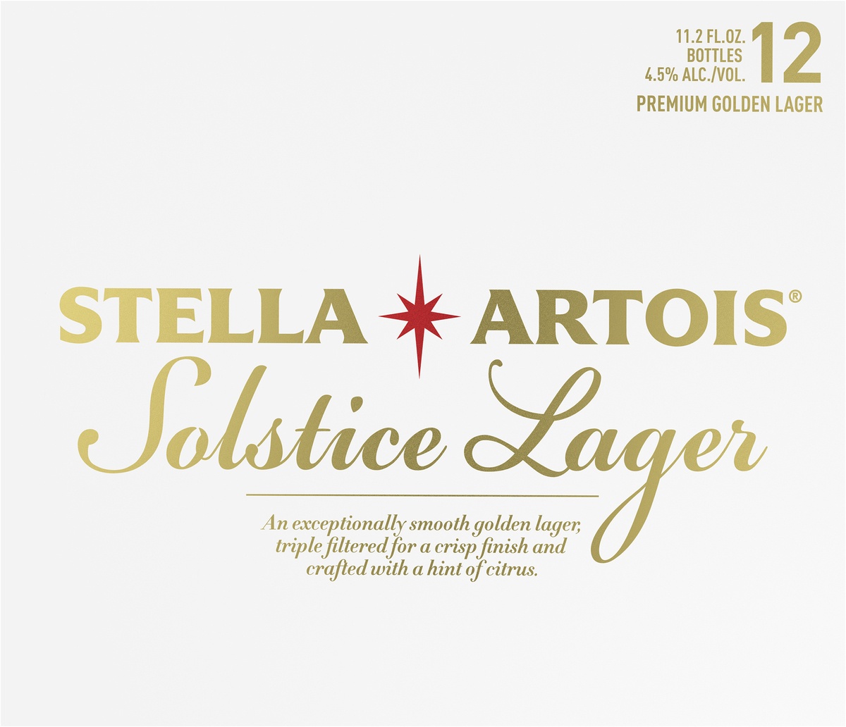 Stella Artois Solstice Lager, 5.4% ABV 12 ct; 11.2 oz | Shipt