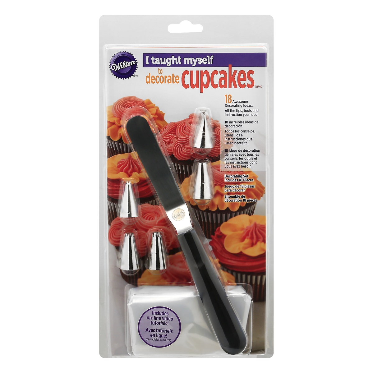 Wilton I Taught Myself Cupcake Decorating Book Set 18 Ct Shipt