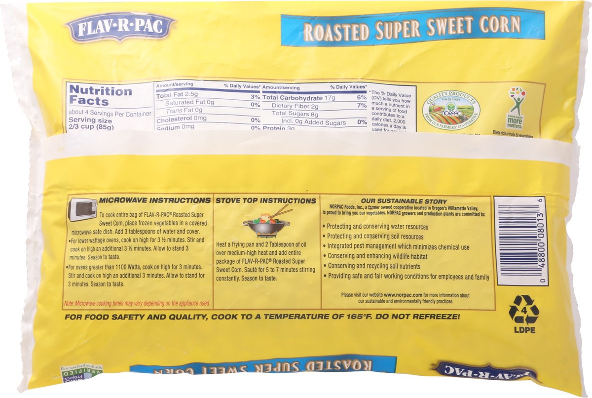 Flav-R-Pac Flavrpac Roasted Supersweet Corn - 0.75 Lb 0.75 lb | Shipt