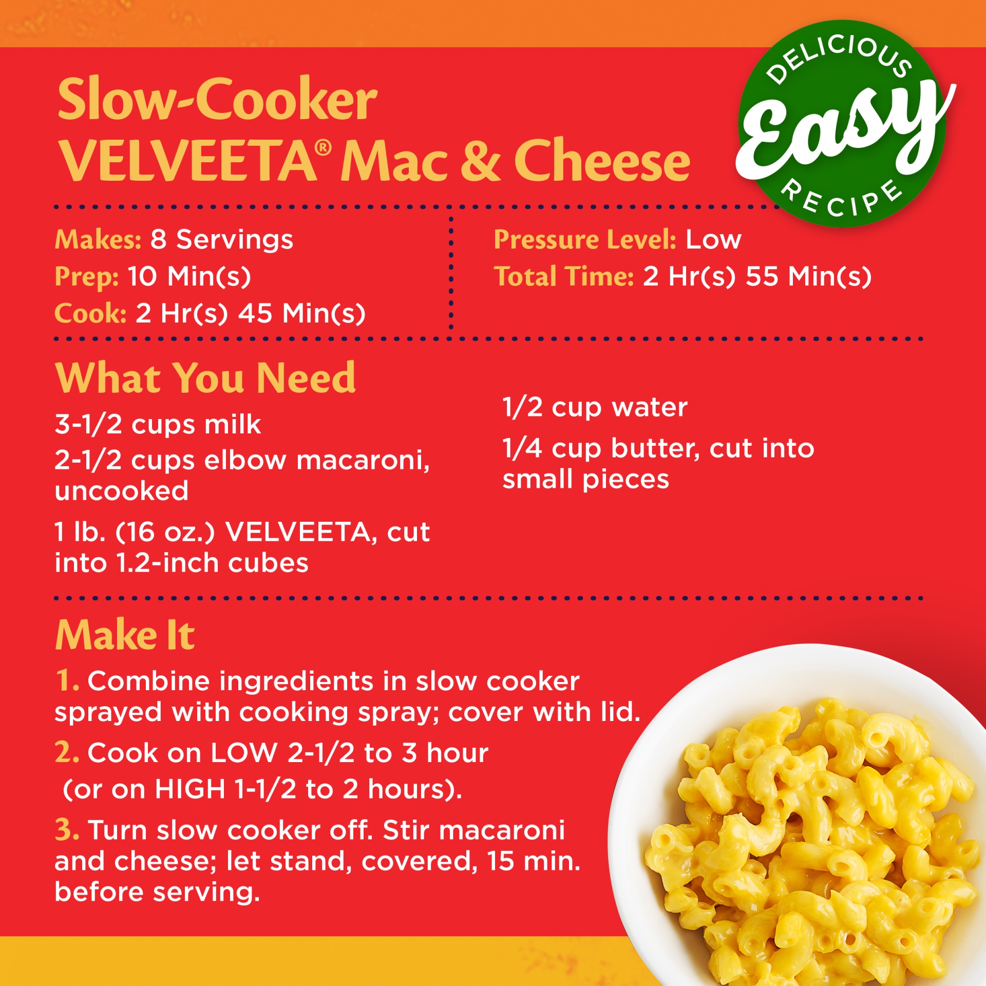 Velveeta Original Pasteurized Recipe Cheese Product Classic Size Block ...