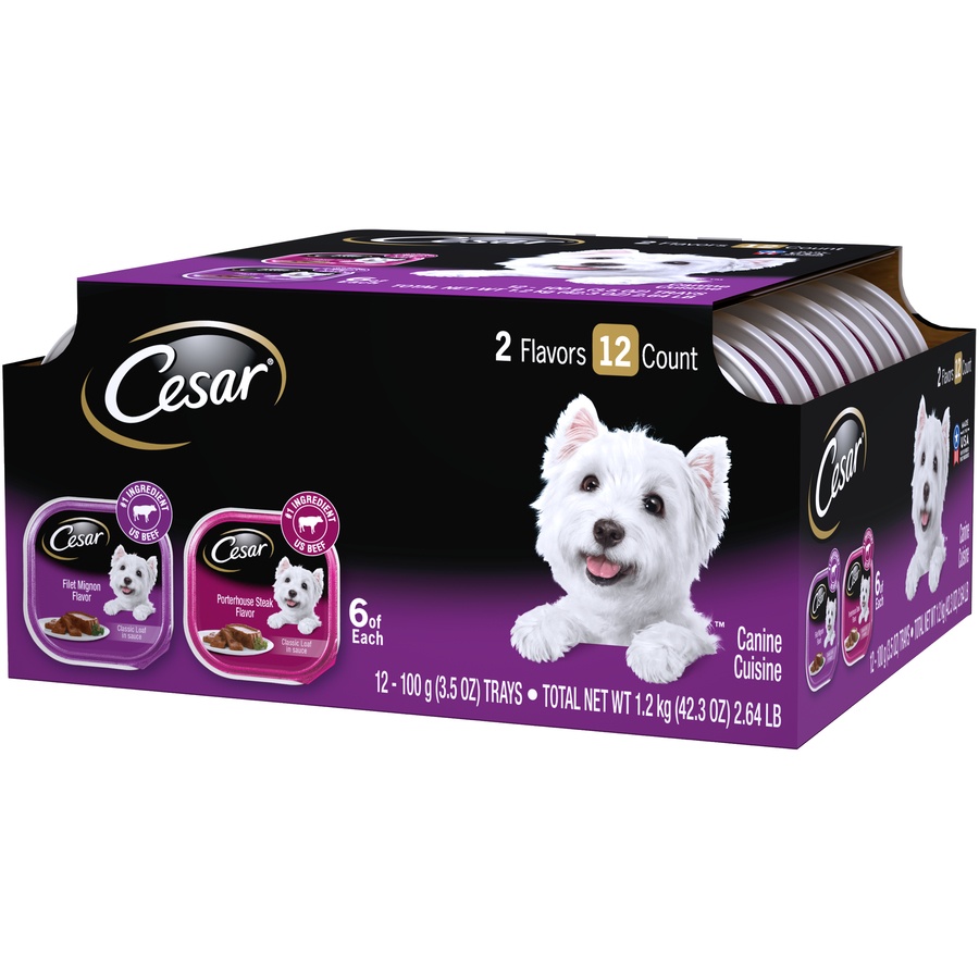 Cesar Classic Loaf In Sauce with Filet Mignon & Porterhouse Steak Adult ...