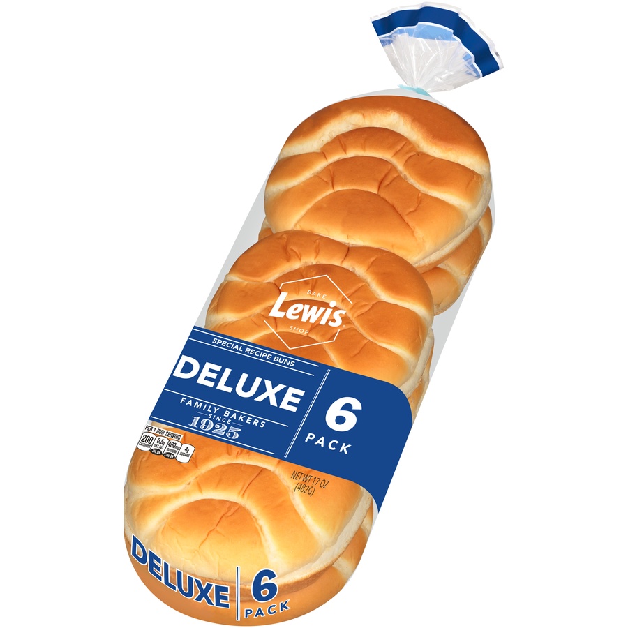Lewis Bake Shop Deluxe Buns 6 ct; 17 oz | Shipt