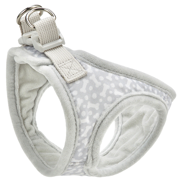 Meijer Dog Harness, Bone Dot Chalk Gray, Medium 1 ct | Shipt