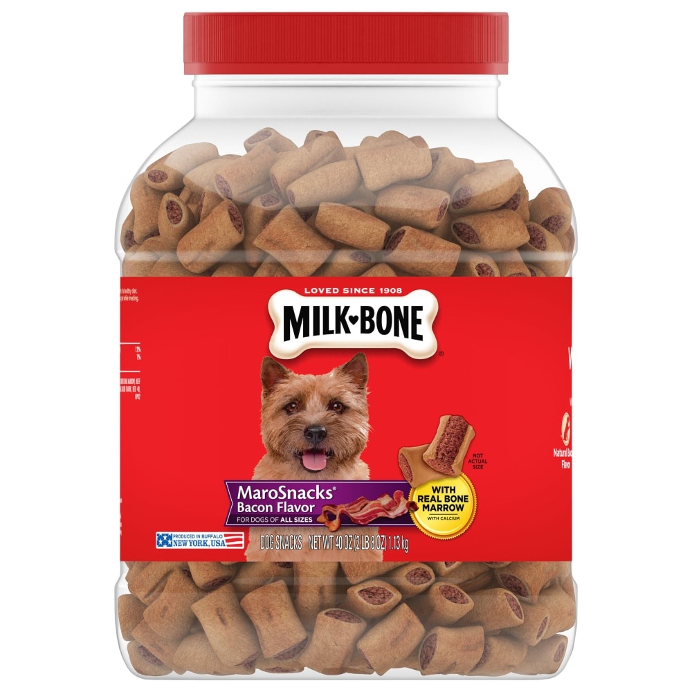 Milk-Bone Maro Snacks Bacon Flavor Dog Treats 40 oz | Shipt