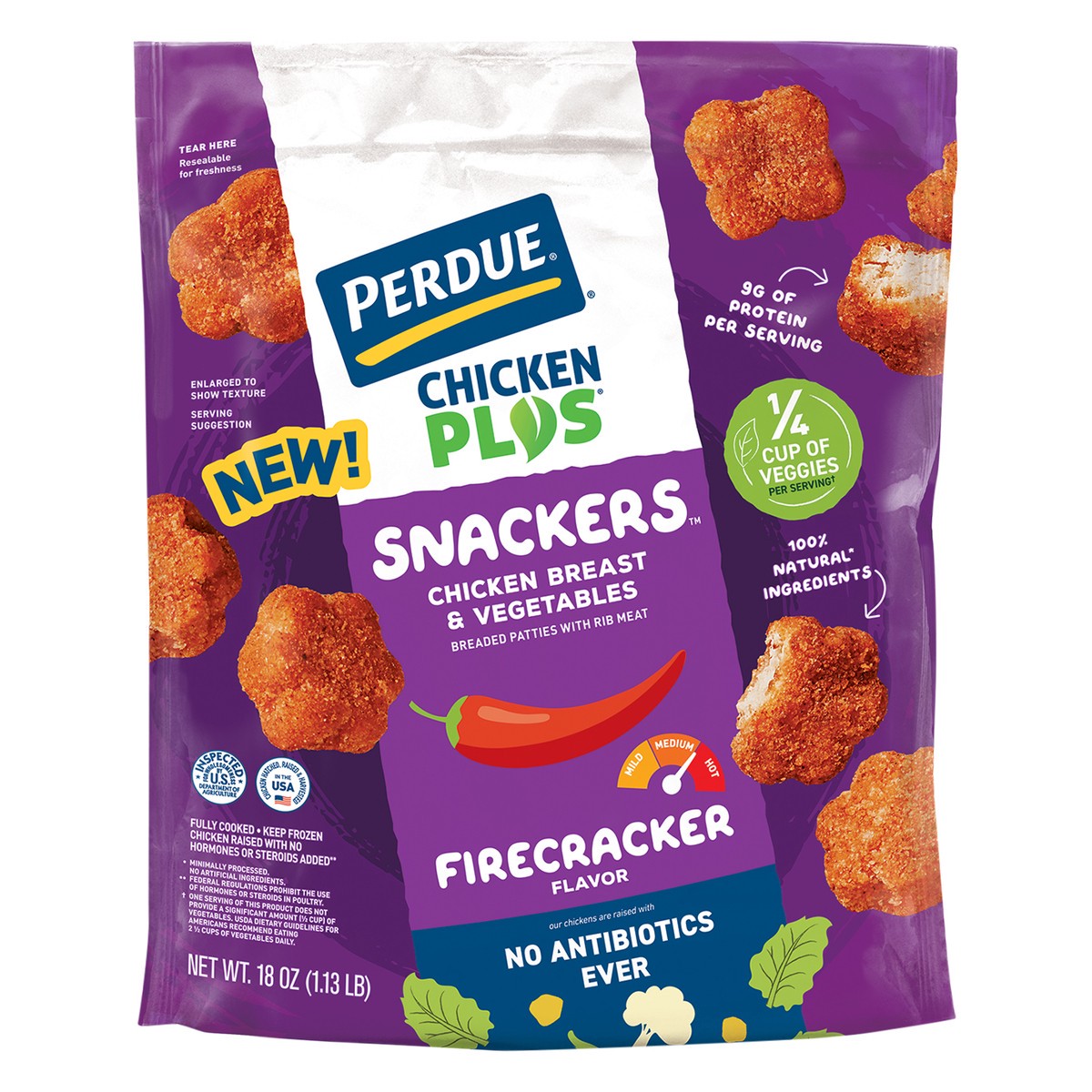 PERDUE® CHICKEN PLUS® Chicken Breast and Vegetable Snackers ...