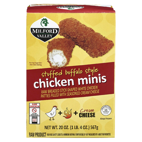 Milford Valley Stuffed Chicken Buffalo Style Minis 20 oz | Shipt