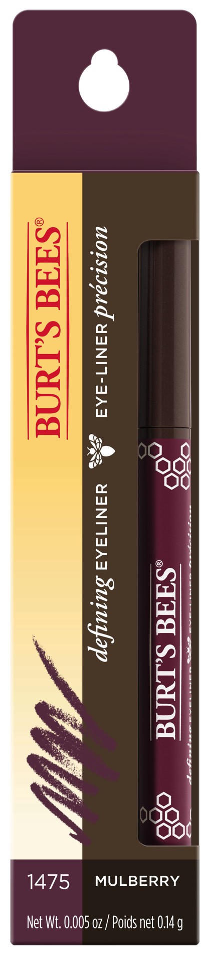 Burt's Bees 100% Natural Origin Defining Eyeliner, Mulberry, Satin Finish - 0.005 Ounce 1 ct | shipt