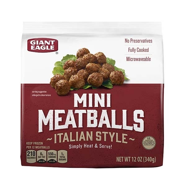 Giant Eagle Mini Meatballs 12 oz | Shipt
