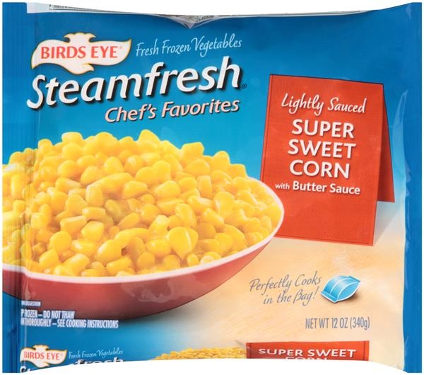 Birds Eye Steamfresh Lightly Sauced Corn with Butter Sauce 12 oz | Shipt