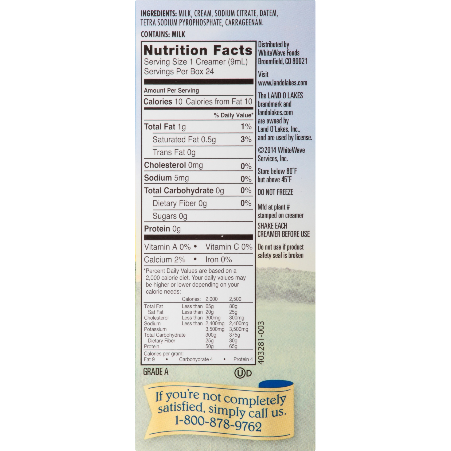 Land O'Lakes Mini Moos Half And Half Creamer Singles 24 ct | Shipt