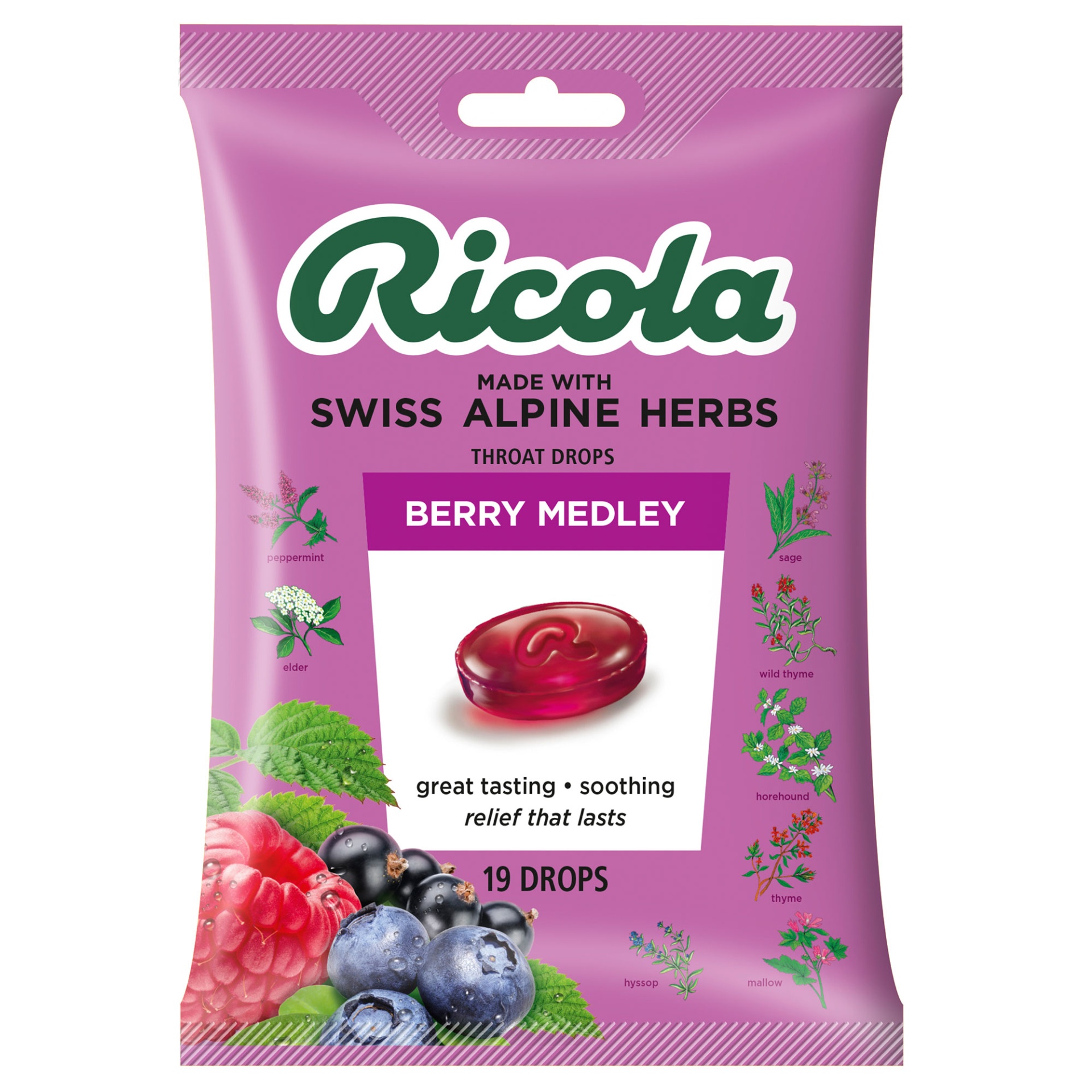 Ricola Berry Medley 19 ct | Shipt