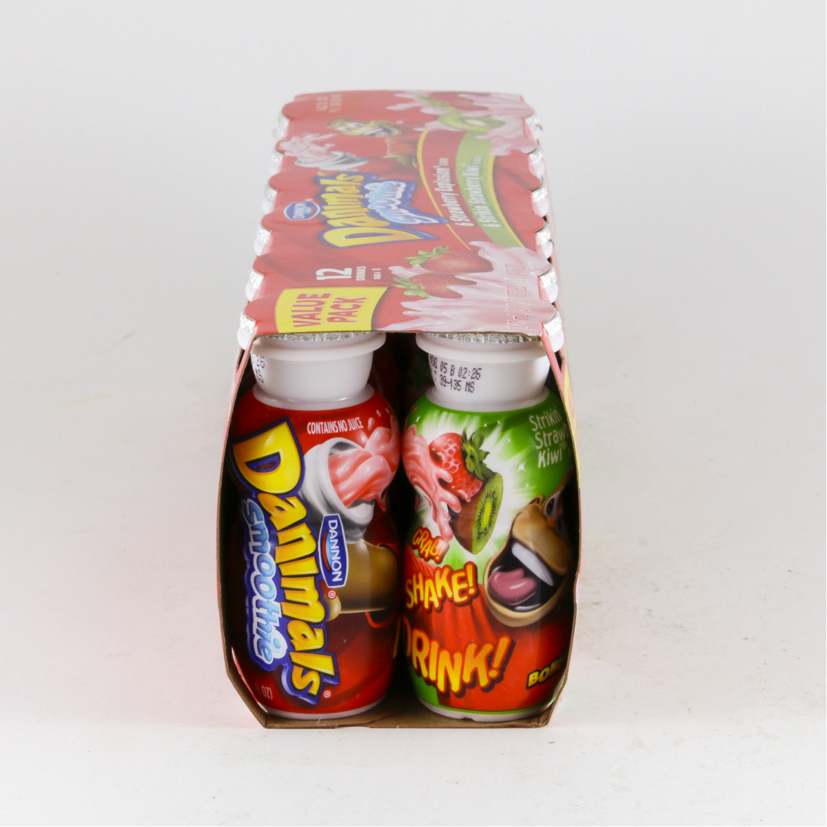 Danimals Strawberry & Strawberry Kiwi Kids' Smoothies - 12ct/3.1 fl oz ...