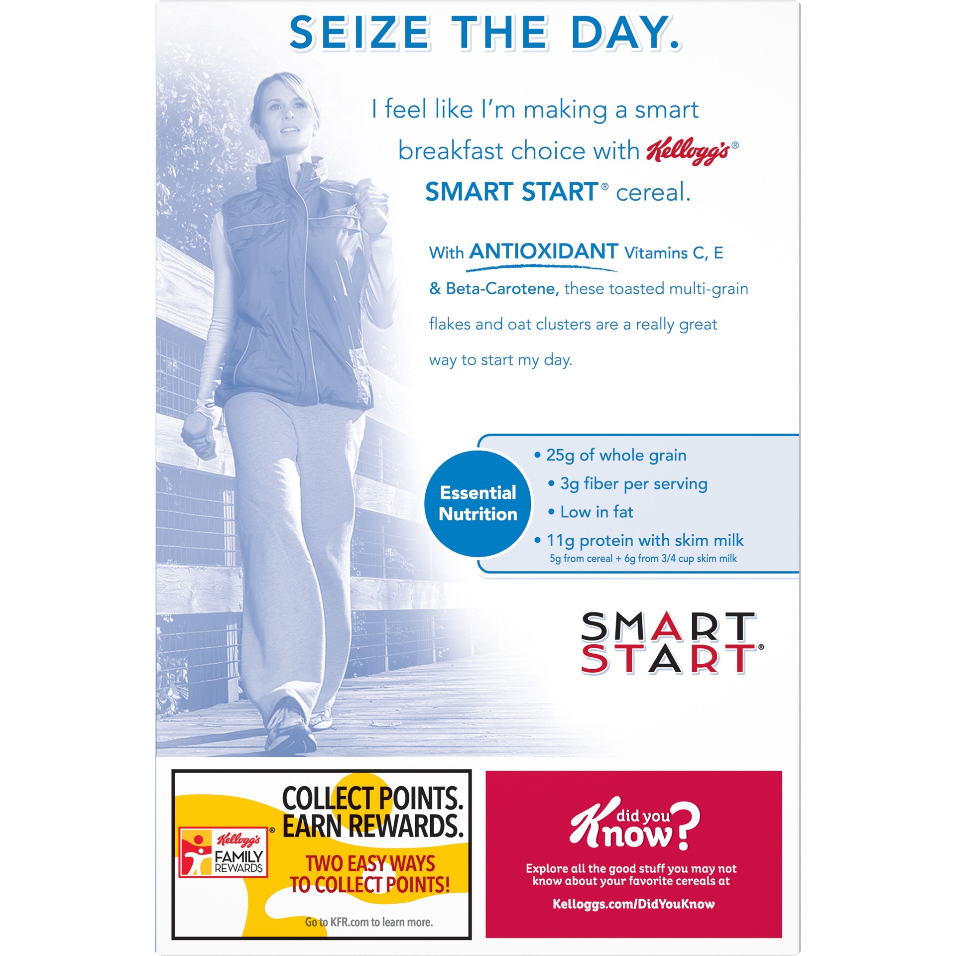 Kellogg's Smart Start Original Antioxidants Cold Breakfast Cereal 18.2 ...