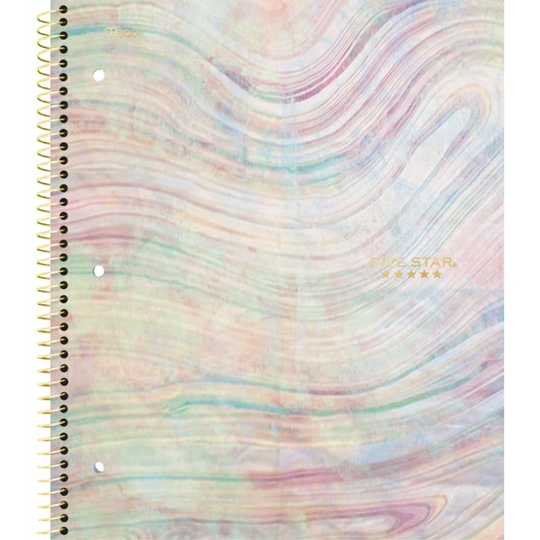 Five Star Style Wirebound Notebook Plus Study App, 1 Subject, College ...