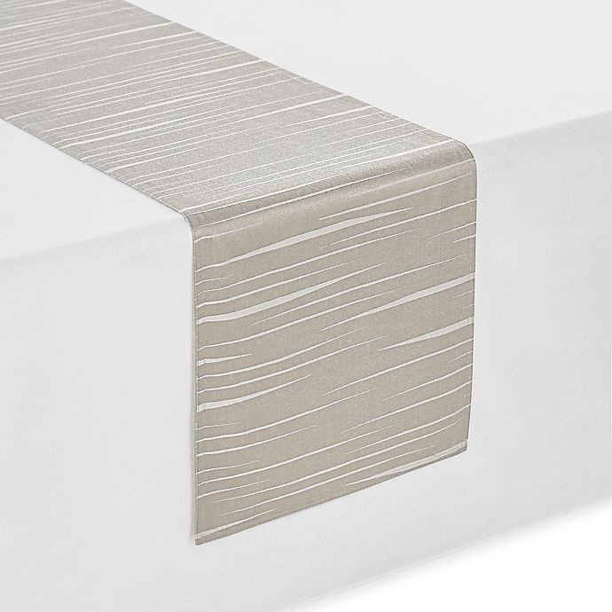 Waterford Linea Table Runner - Taupe 72 in | Shipt