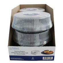 Sabert 16" Plastic Trays W/Lids 3 ct | Shipt